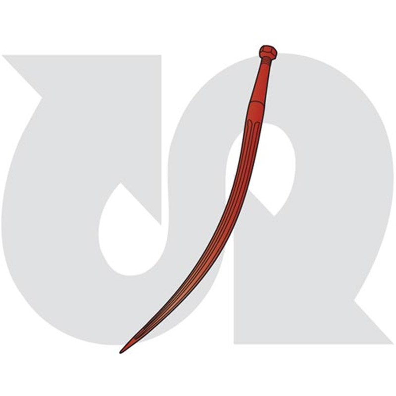 760mm Curved Tine, tapered point