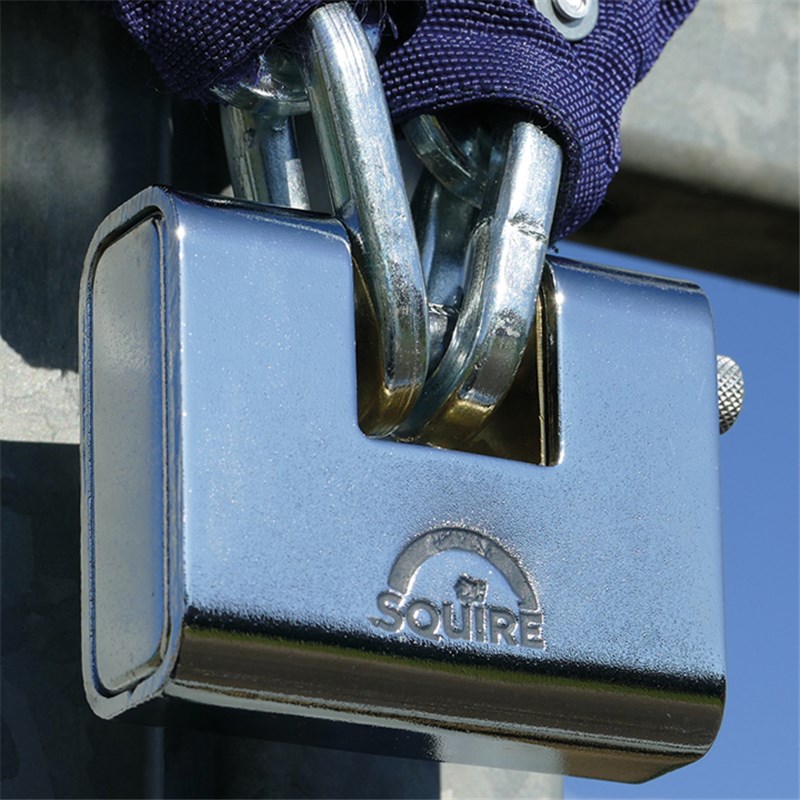 SQUIRE ASWL2 80mm Closed Shackle Armoured Brass Block Lock (ASWL2)