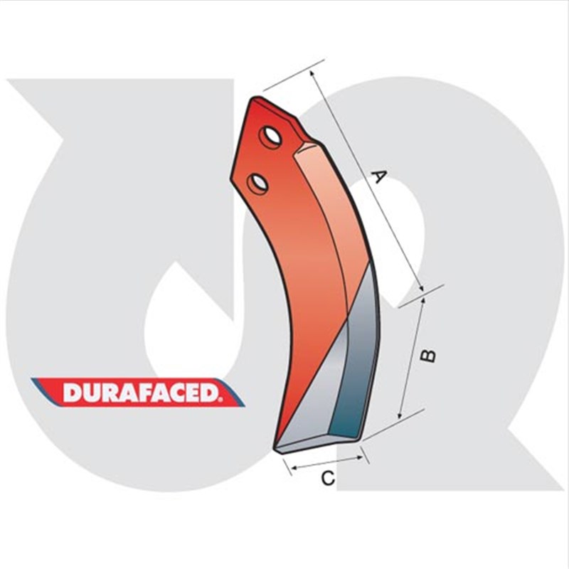 Durafaced® Blade L.H. (10mm thick to fit Reekie Bedtiller).