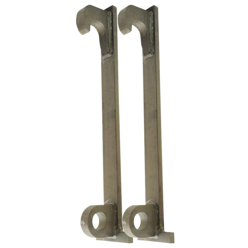 Volvo/JCB Industrial Type Weld-on Attachment Bracket, 615mm (1 pair)
