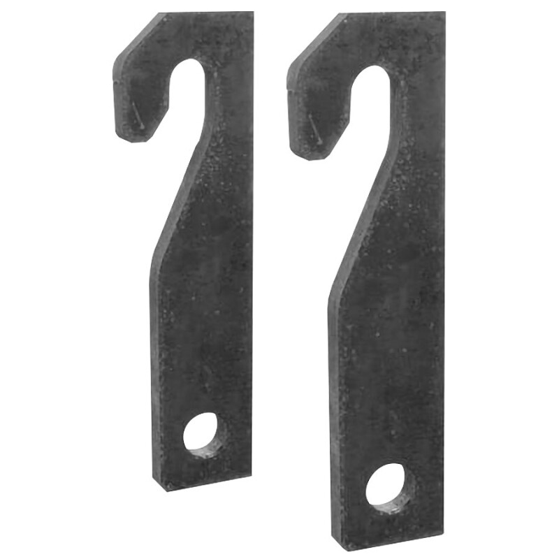 KRAMER Type Weld-on Attachment Bracket, 321mm with 40mm hole (1 pair)