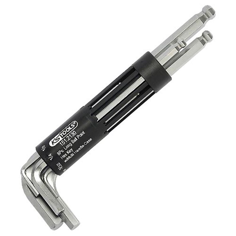 8 Piece AF Long Reach Ball End Hexagon Key Set