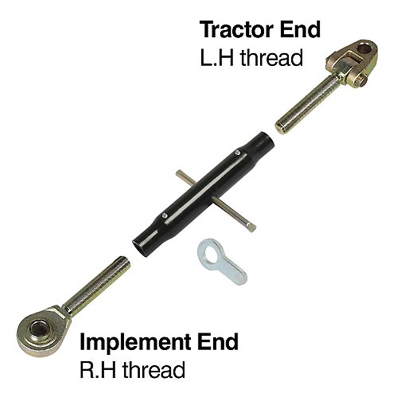 16" Conventional Top Link Centre Tube c/w Locking Tab