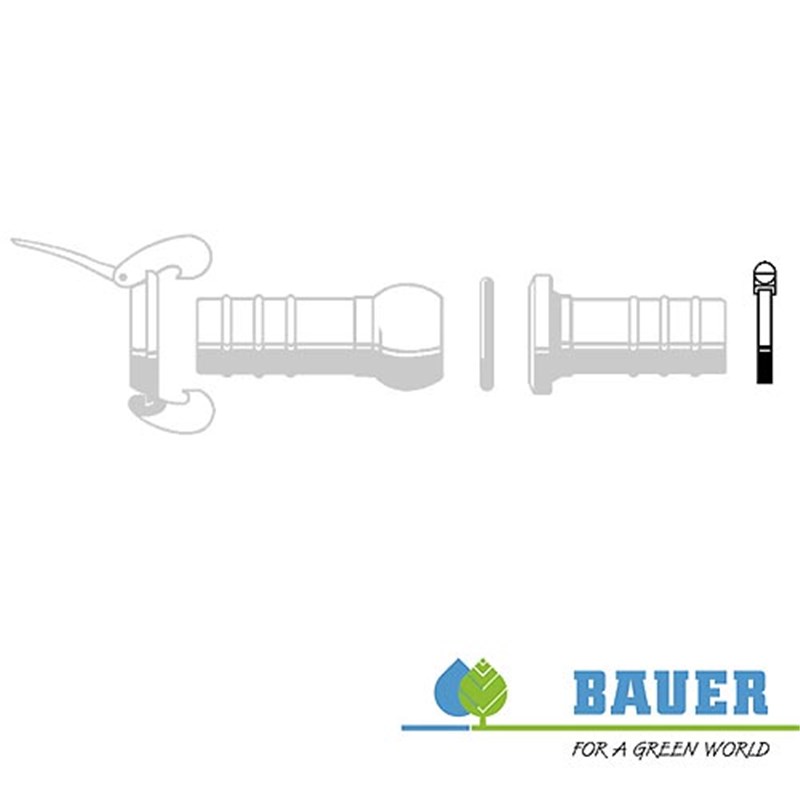 4. 1/4" Hose Clamp (Bauer HK 108)