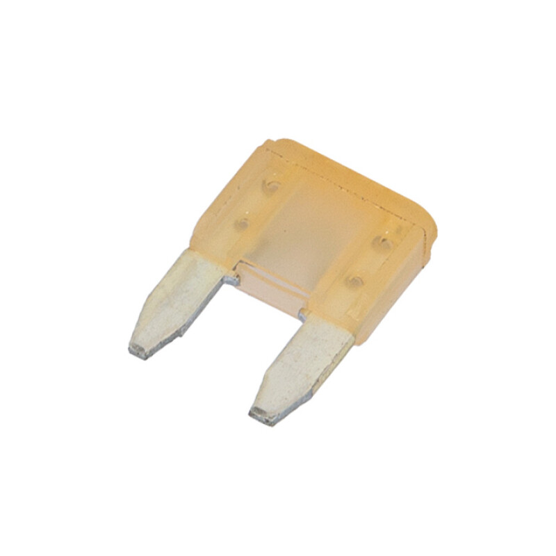 25 Amp Mini Blade Fuse (Clear), Pk 25