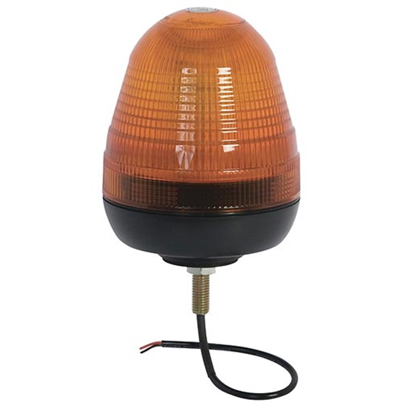 12/24v 1 Bolt Fixing LED Amber Beacon (60 SMDs)