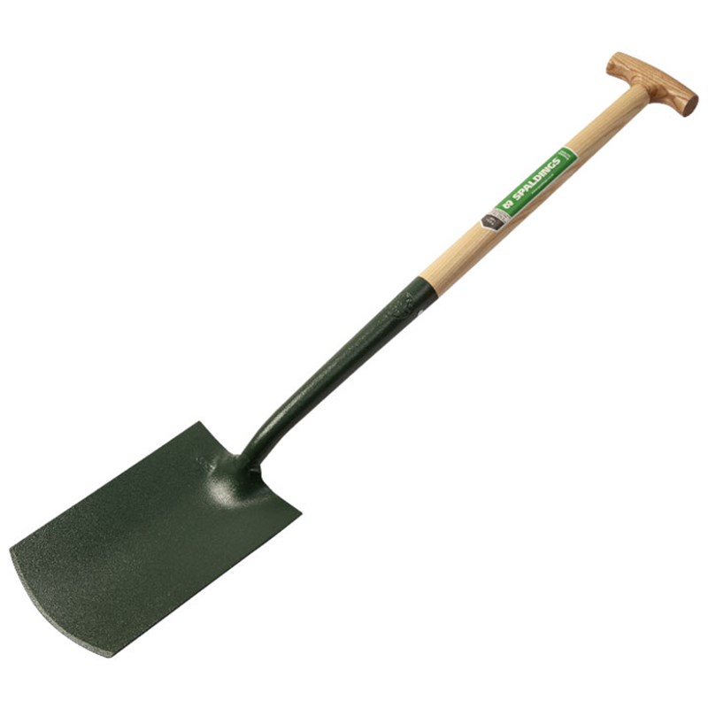 SPALDINGS Solid Socket Garden Digging Spade, 28" Ash T