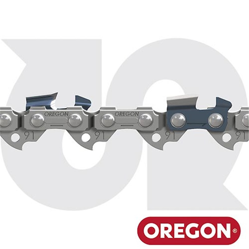 OREGON 91VXL VersaCut™ Semi-chisel, Long Top Chain 3/8", .050" (1.3mm ...