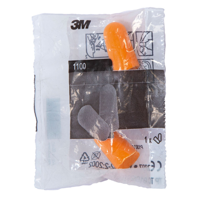 3M 1100 Foam Ear Plugs (1 Pair)