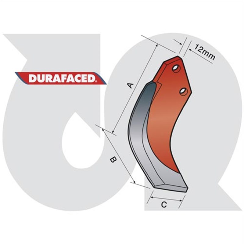 Durafaced® 'S' Type Speed Blade R.H. (12mm thick)