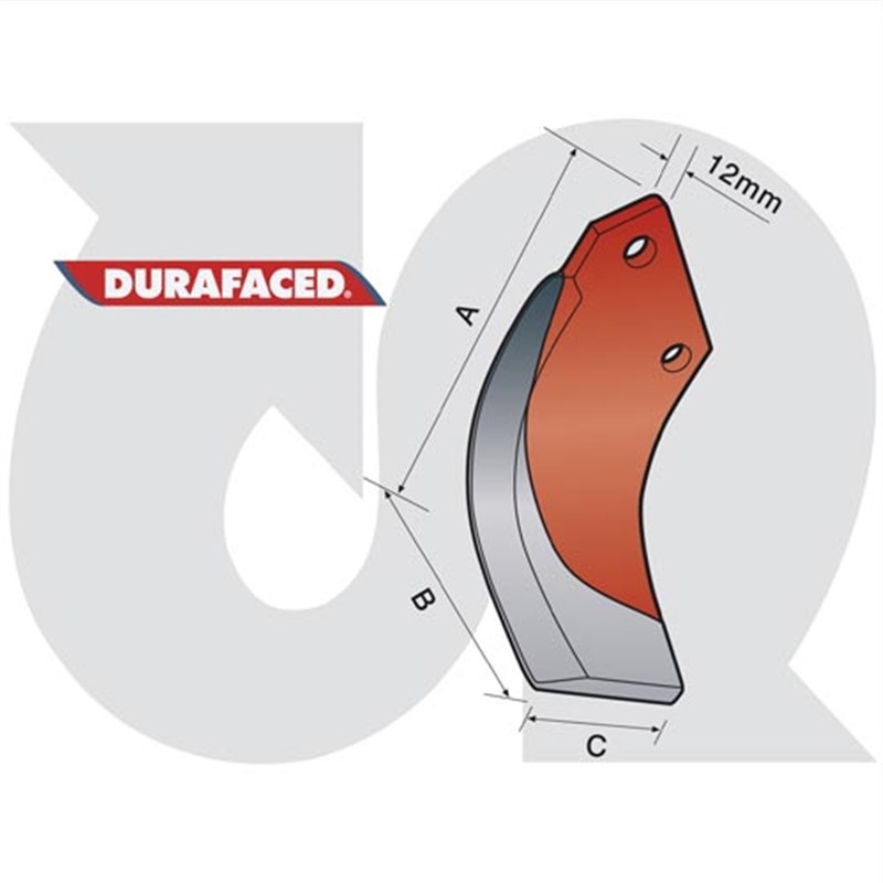 Durafaced® H/Duty Speed Blade R.H. (12mm thick)